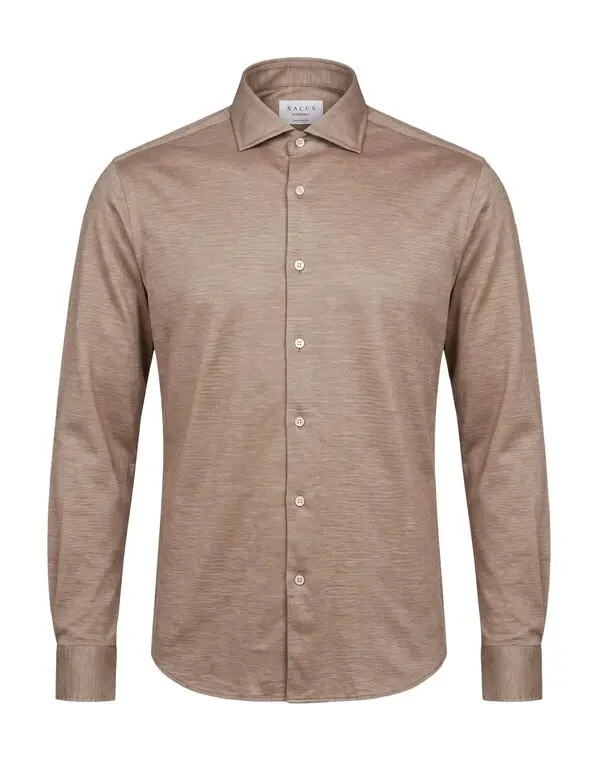 XACUS Shirt Size Cotton, Lyocell - Khaki