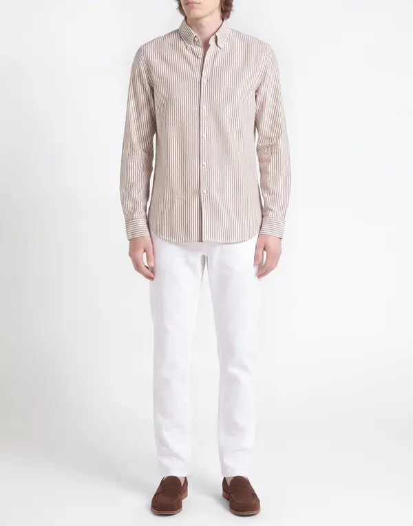 XACUS Shirt Size Cotton, Viscose - Beige