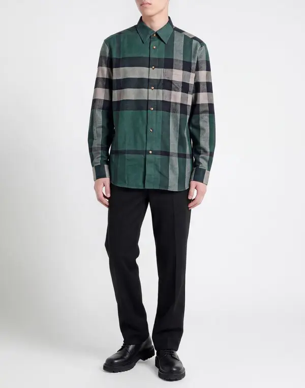 Burberry Shirt Dark Size Cotton
