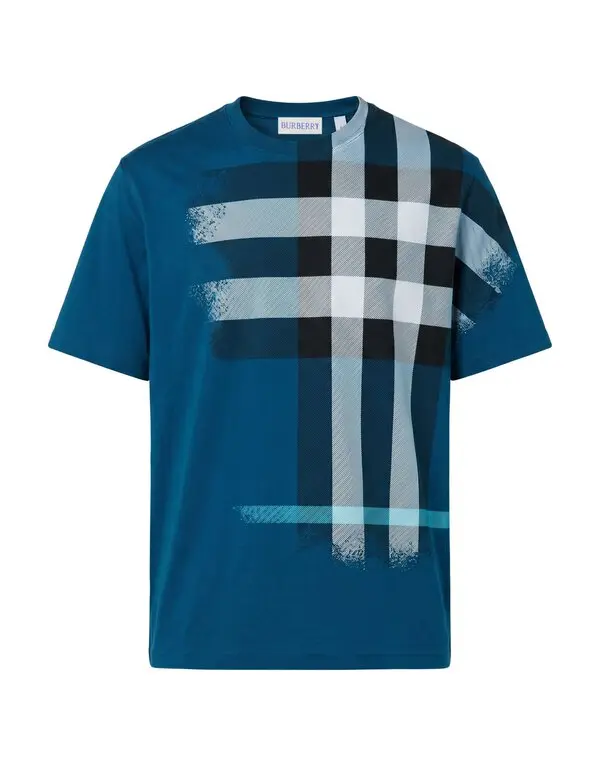 Burberry T-shirt Deep Teal Size Cotton