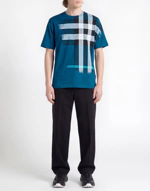 Burberry T-shirt Deep Teal Size Cotton