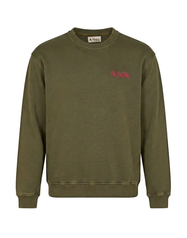 THE EDITOR Military Cotton Sweatshirt