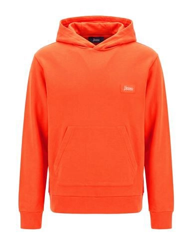Herno Cotton Terry Hooded Sweatshirt - Orange