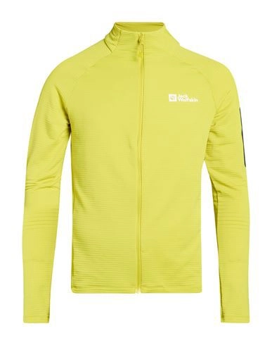 JACK WOLFSKIN Lime Polyester & Elastane Sweatshirt
