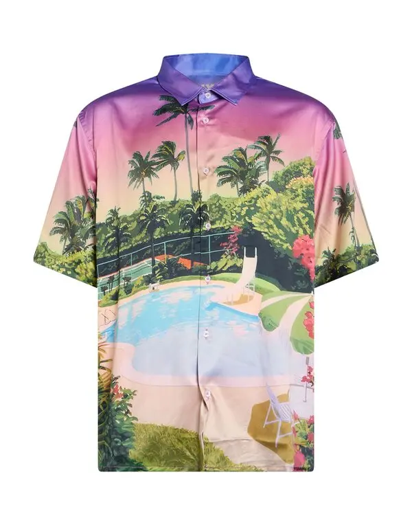 FAMILY FIRST Shirt Size Viscose, Elastane