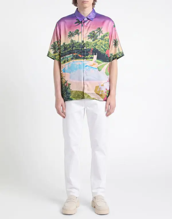 FAMILY FIRST Shirt Size Viscose, Elastane