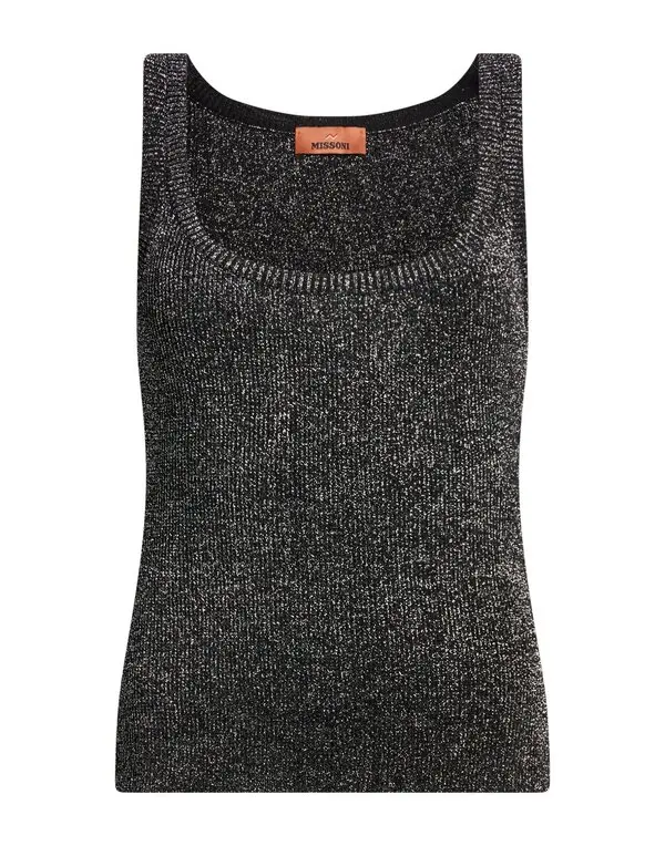 Missoni Sleeveless Ribbed Knit Top