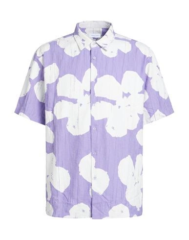 FAMILY FIRST Shirt Size Viscose, Polyamide - Purple