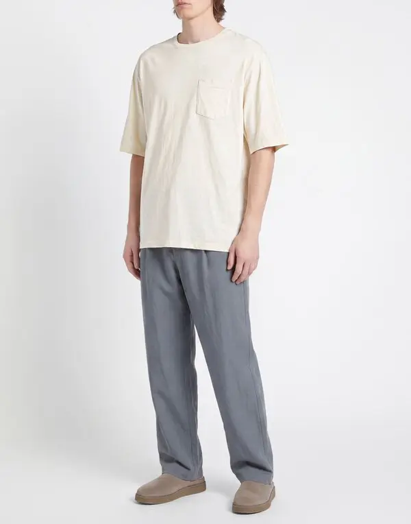 Officine Générale T-shirt Ivory Size Lyocell, Cotton - White