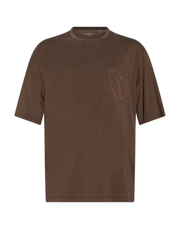 Officine Générale T-shirt Size Lyocell, Cotton