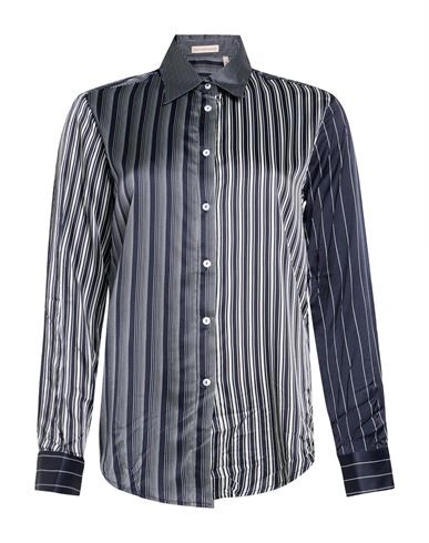 CAMICETTASNOB Viscose, Silk, And Elastane Striped Shirt