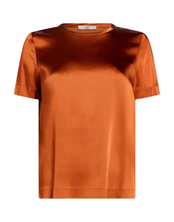 CARLA G. Acetate And Viscose Blend Top