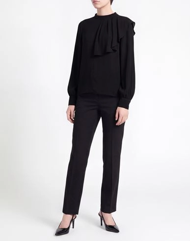 CARLA G. Long Sleeve Ruffle Top