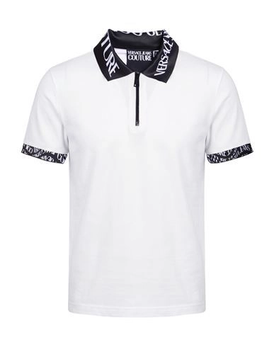 Versace Polo Shirt Size Cotton, Polyester, Elastane
