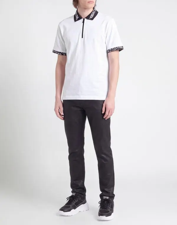 Versace Polo Shirt Size Cotton, Polyester, Elastane