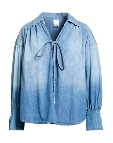 Pinko Cotton Long Sleeve V-neck Top