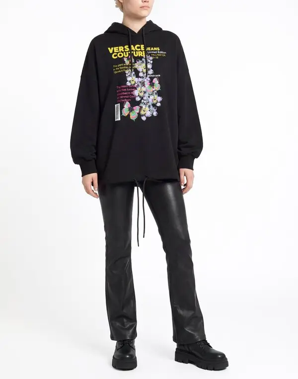 Versace Cotton Terry Hooded Sweatshirt