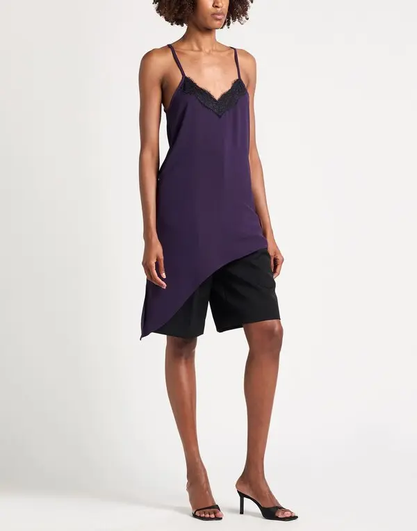 SHIRTAPORTER Dark Polyester Camisole - Purple