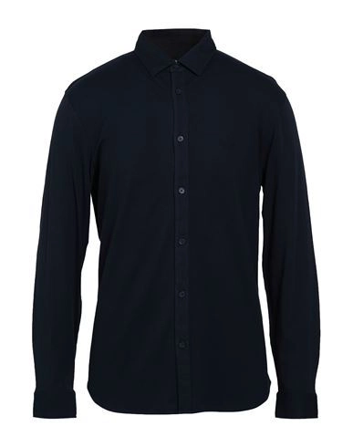 Armani Exchange Shirt Size Cotton, Elastane - Midnight Blue