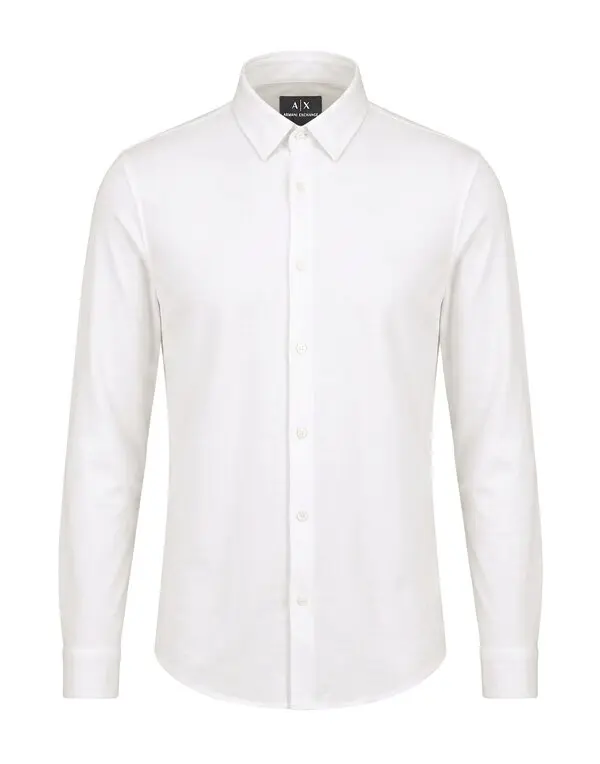 Armani Exchange Shirt Size Cotton, Elastane