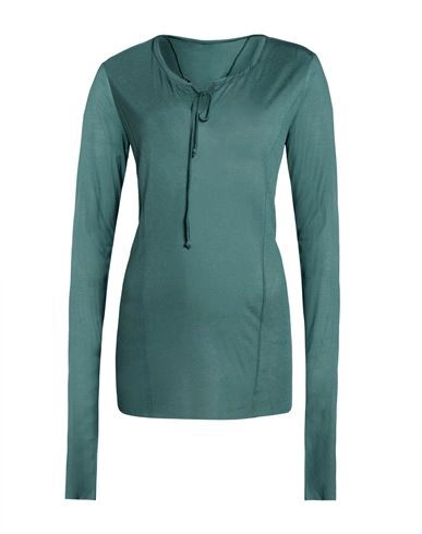 Masnada Emerald Viscose And Silk Blend Knit Top