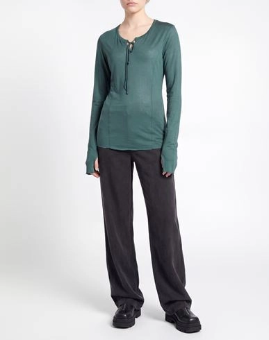Masnada Emerald Viscose And Silk Blend Knit Top