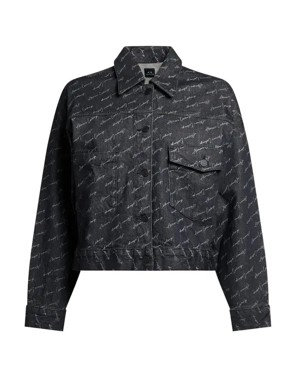 Armani Exchange Cotton Stretch Denim Shirt