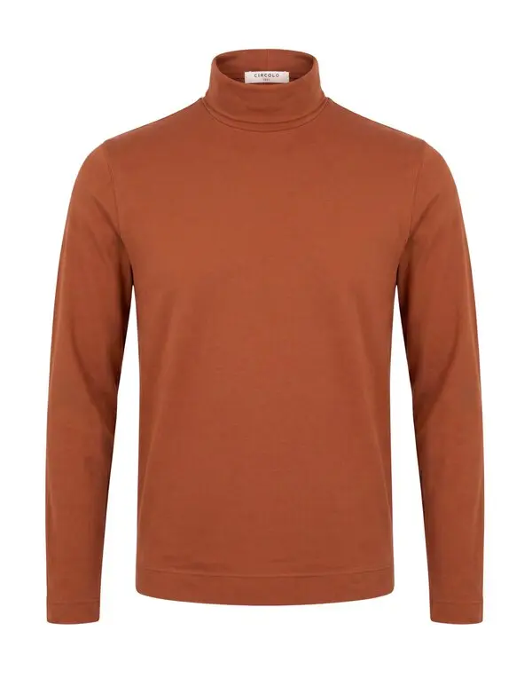 CIRCOLO 1901 T-shirt Rust Size Cotton, Elastane