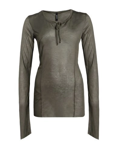 Masnada Cotton Jersey Cutout Long Sleeve Top