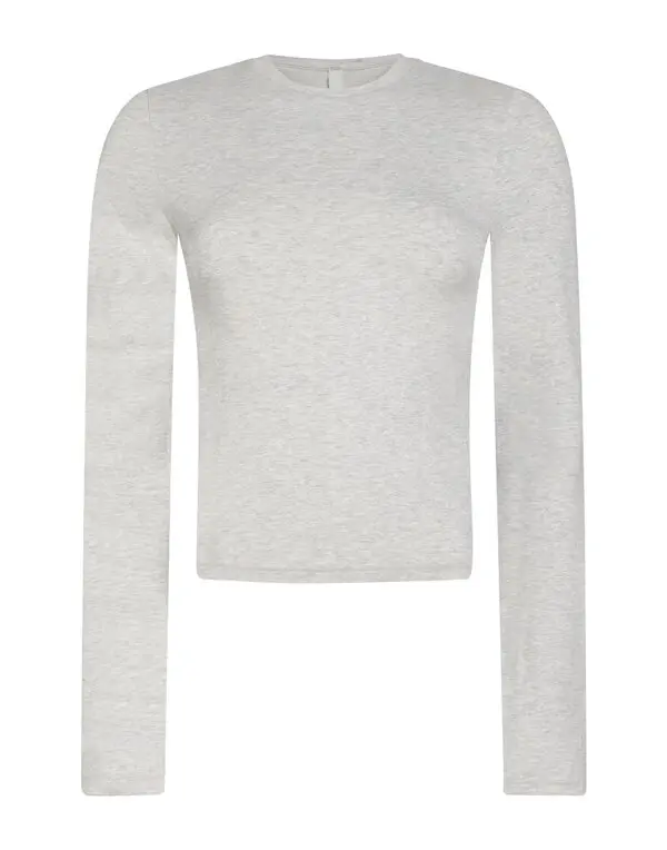 SKIMS Cotton Elastane T-shirt - Grey