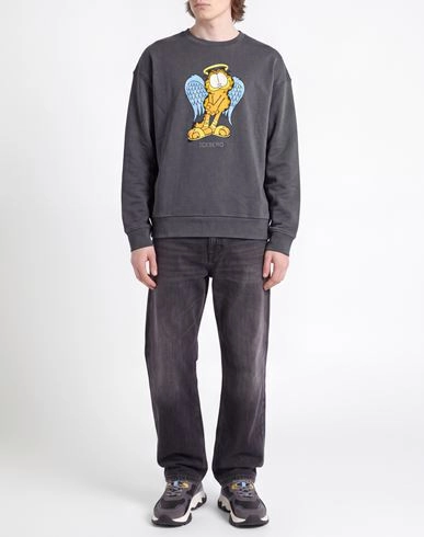 Iceberg Sweatshirt Charcoal Size Cotton, Polyester