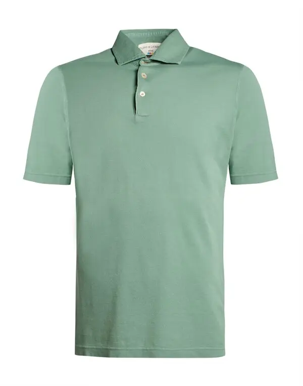 FILIPPO DE LAURENTIIS Polo Shirt Size Cotton - Green