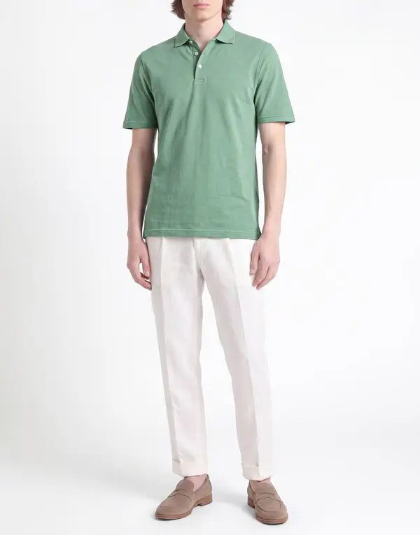 FILIPPO DE LAURENTIIS Polo Shirt Size Cotton - Green