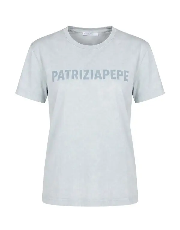 Patrizia Pepe Light Cotton T-shirt With Logo Print