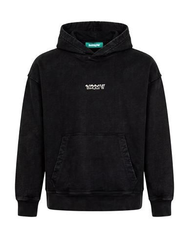 BARROW Charcoal Cotton Hoodie