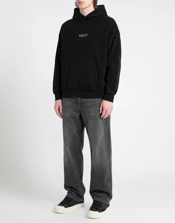 BARROW Charcoal Cotton Hoodie