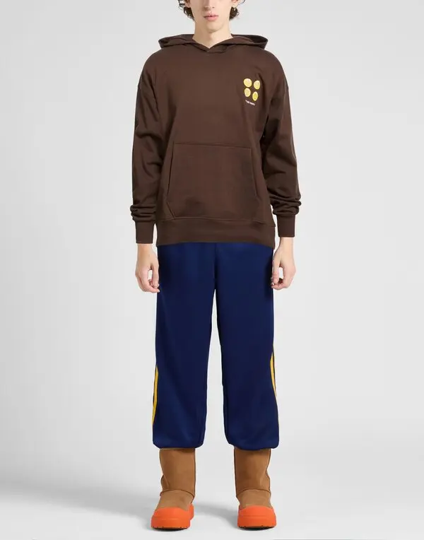 BARROW Ivory Cotton Terry Hoodie - Brown