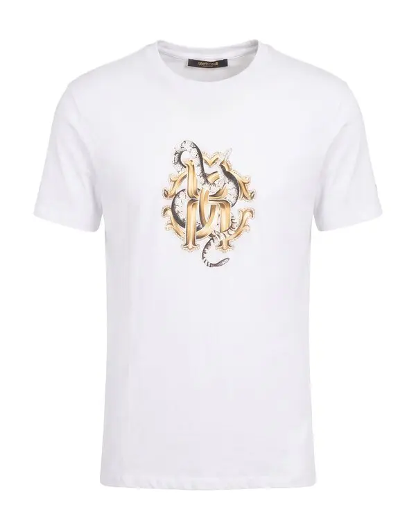 Roberto Cavalli T-shirt Size Cotton - White