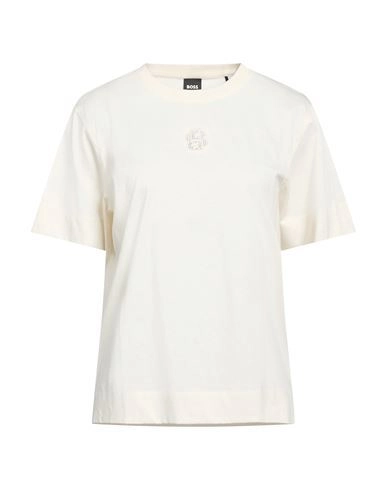 BOSS Cotton Elastane T-shirt With Appliqué Detail