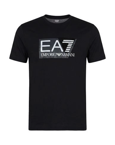 EA7 T-shirt Size Cotton - Black