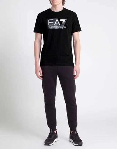EA7 T-shirt Size Cotton - Black