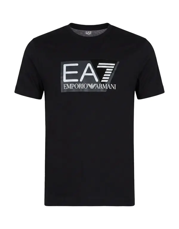 EA7 T-shirt Size Cotton - Black