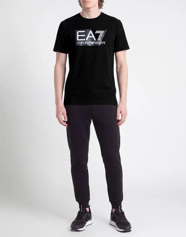 EA7 T-shirt Size Cotton - Black