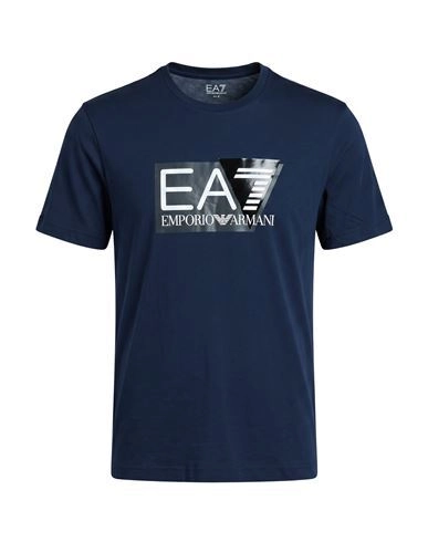 EA7 T-shirt Size Cotton - Blue