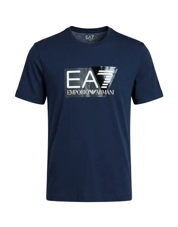 EA7 T-shirt Size Cotton - Blue