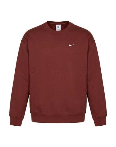 Nike Embroidered Logo Crewneck Sweatshirt - Brick