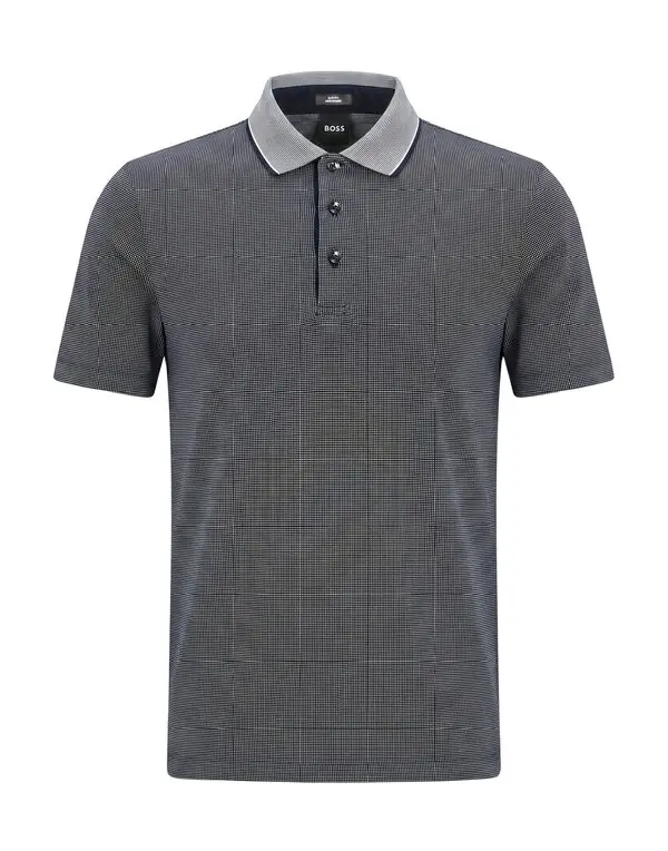 BOSS Polo Shirt Midnight Size Cotton