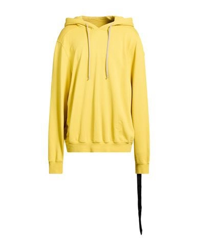 Rick Owens Cotton Hoodie - Yellow