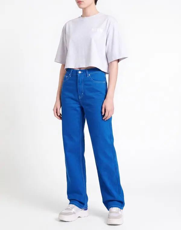 MSGM Cotton Logo-print T-shirt