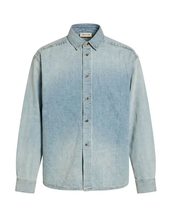 Fear Of God Denim Shirt Size Cotton